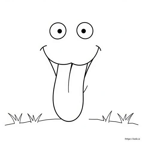 Dibujos De La Lengua Para Colorear