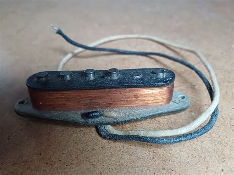 1964 Fender Stratocaster Grey Gray Back Pickup Reverb