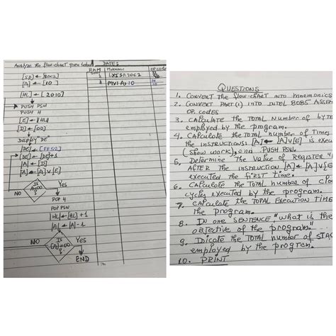 Analyze The Flowchart And Respond To The Questions