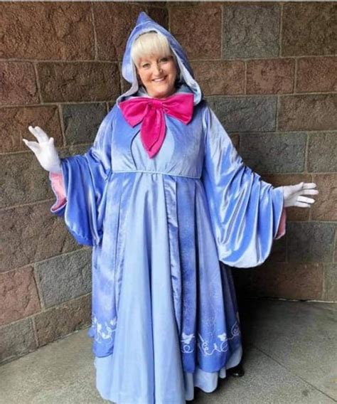 Custom Made Cartoon Cinderella Fairy Godmother Dress Cosplay Costume