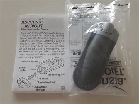 Secondhand Ascensia Microlet Finger Lancing Device Medbidding