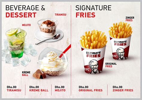 Kfc Menus On Behance