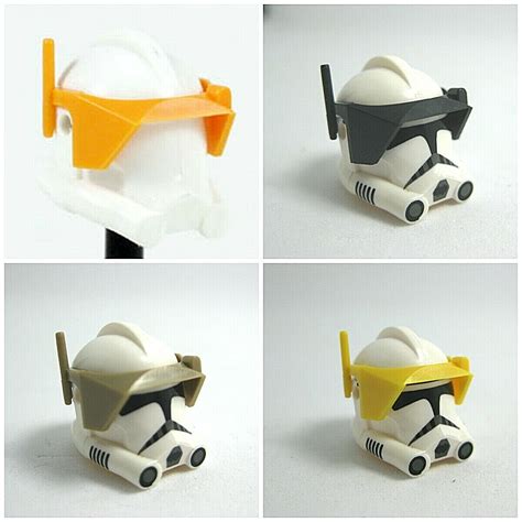 Clone Army Customs Detail Visor For Sw Minifigures Pick Color P2 Rp2
