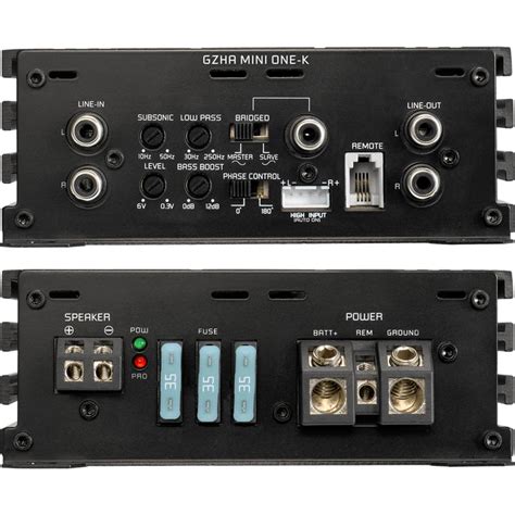 Ground Zero Gzha Mini One K Monovahvistin Fanatic Audio
