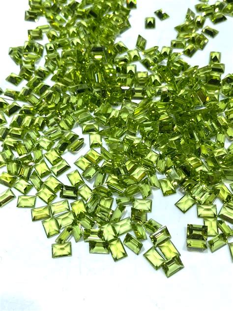6 To 7 Mm Caliberated Peridots Wholesale Loose Peridots Folkmarketgems