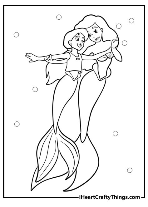 Coloring Pages Disney Princess Ariel