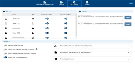 Document Workflow Tekla User Assistance
