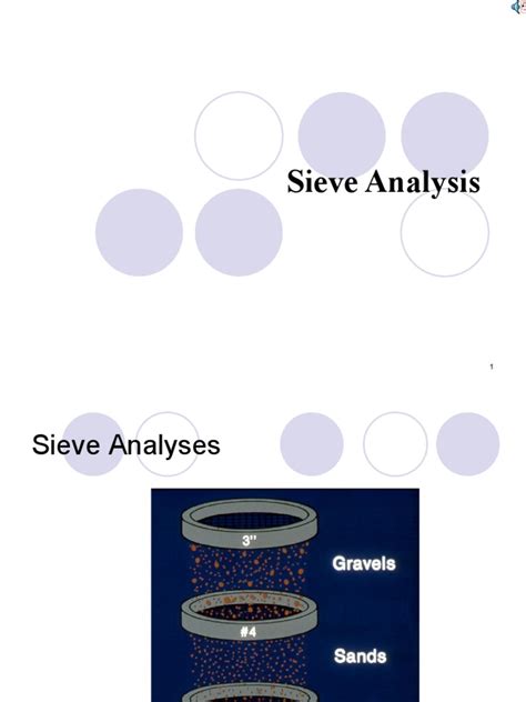 sieve analysis pdf