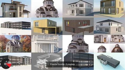 Cgtrader Exterior Bundle 3d Model Collection Cgarchives