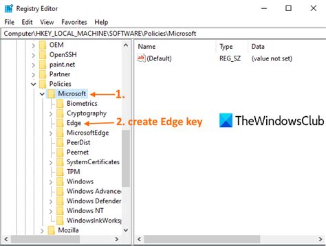 Disable Web Capture In Microsoft Edge Using Registry In Windows
