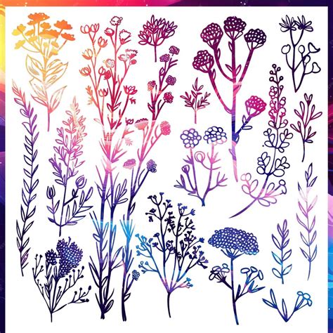 Premium Vector Yarrow Flat Vector Linear Te Set Illustration High Quality