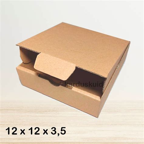Jual Kardus 12 X 12 X 35 Cm Die Cut Tipe E Flute K150 Box Kotak Karton