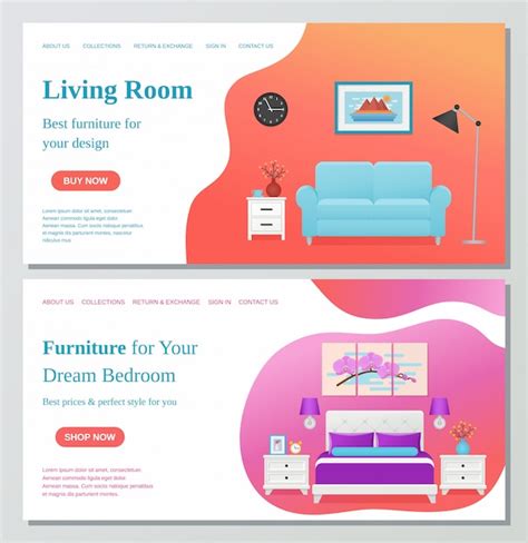 Bedroom Banner Vectors And Illustrations For Free Download Freepik