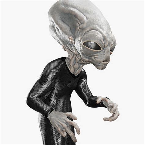 Classic Alien 3d Model Animated Rigged Cgtrader