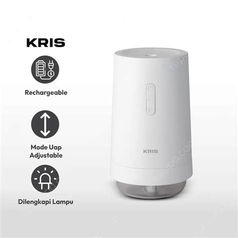 Jual Azko Kris Humidifier Rechargeable 2000mah Putih Shopee Indonesia