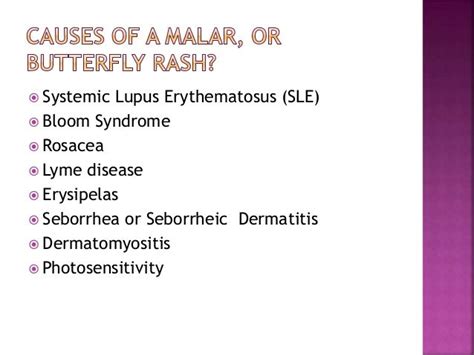 Malar Rash