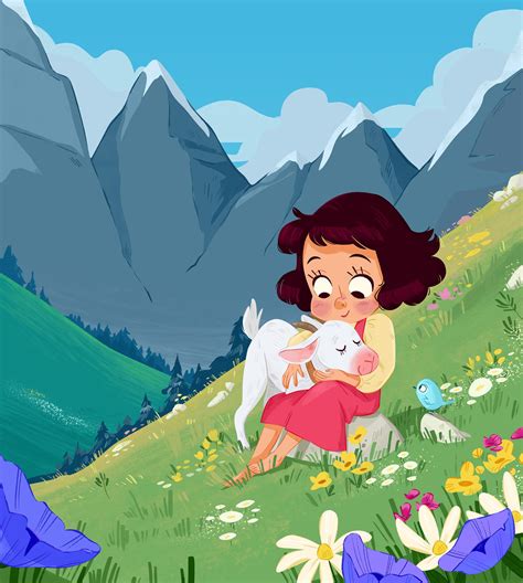 Heidi On Behance Picture Books Illustration Book Illustration Art Storybook Art