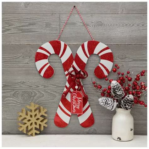 Crossed Candy Canes Metal Wall Decor Hobby Lobby 6266977