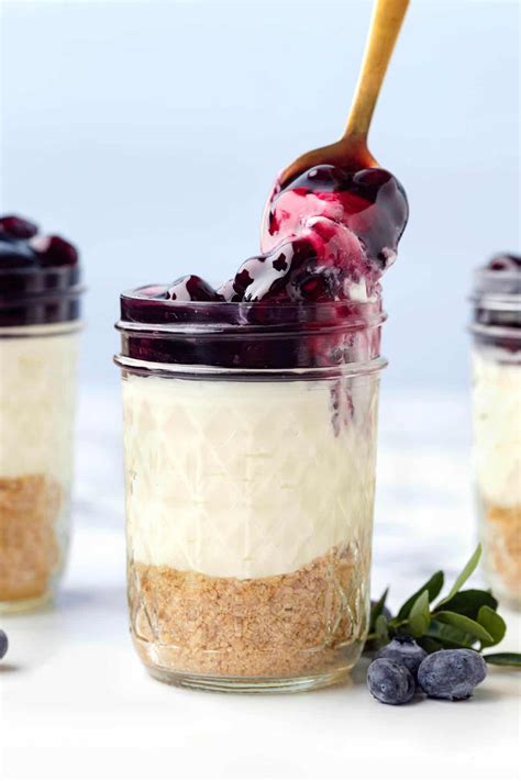 No Bake Cheesecake In A Jar