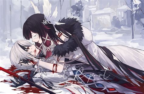 Arlecchino And Columbina Genshin Impact Drawn By Bloodbo Danbooru