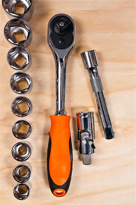 Premium Photo Directly Above Hand Tools On Table