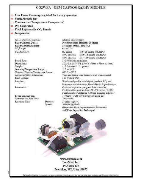 Treymed Capnograph Module