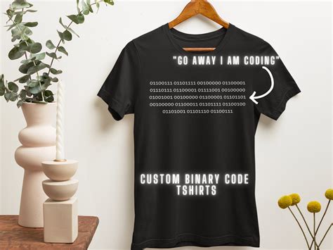 Custom Binary Code Translated Shirt Personalized Binary Code Shirt Hidden Meaning Tshirt T