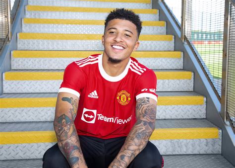Jadon Sancho Manchester United Wallpapers Wallpaper Cave