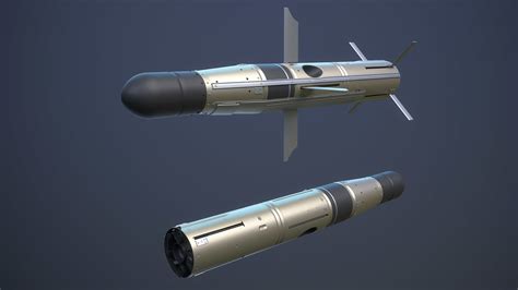 Tow Bgm 71 Missile 3d Model Cgtrader