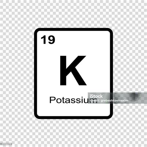 Chemical Element Potassium Stock Illustration Download Image Now