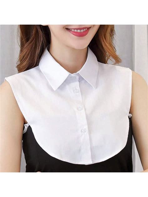 Detachable Shirt Collar For Women White Collar For Blouses With