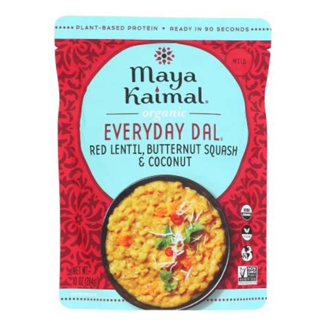 Maya Kaimal Organic Everyday Dal Red Lentil Butternut Squash Coconut Cs Of 6 10 Oz Case