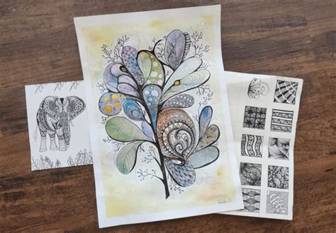 Private Zentangle And Zendoodle Class Skilldeer