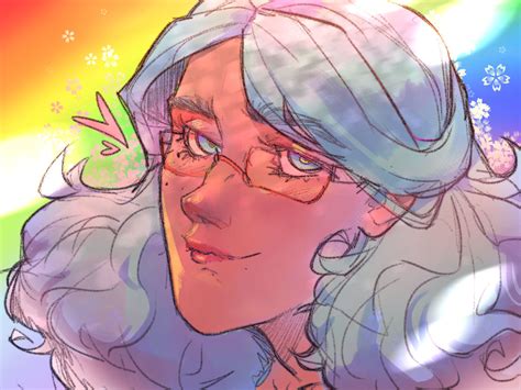 Rainbow Lady By Megarablue On Deviantart