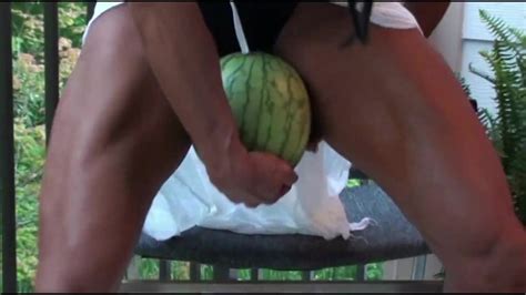 Muscular Thighs Crush A Watermelon Then Armwrestle Geek Redtube