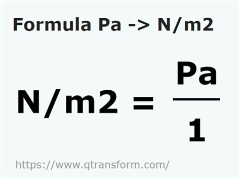 Pascals To Newtonssquare Meter Pa To Nm2 Convert Pa To Nm2