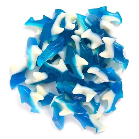 Raspberry Blue Shark Gummies Candy