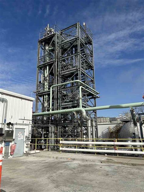Ethanol Solvent Recovery Distillation System 5994 Lbsh