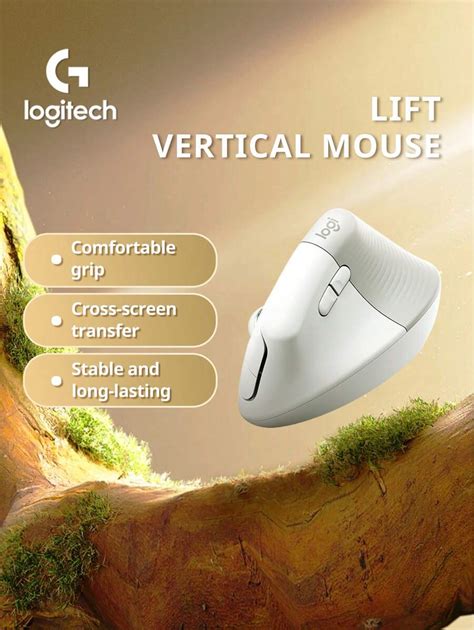 Logitech Lift Ergonomic Vertical Office Mouse Wireless Mouse Bluetooth
