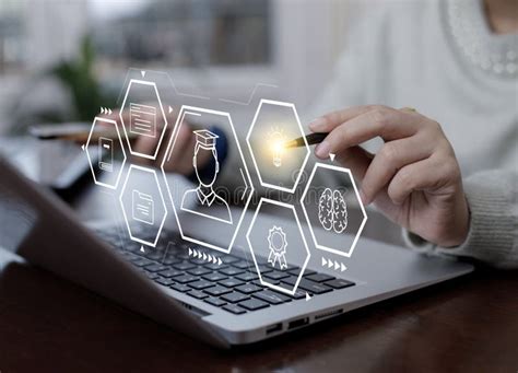 E Learning Education With Online Courses E Learning Concept Stock