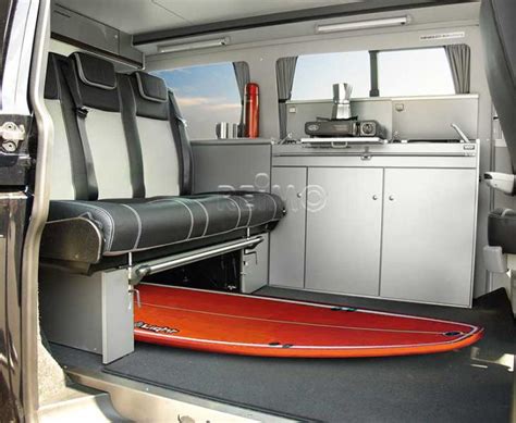 Vw T6 Vw T5 Cityvan Swb Furniture Module Anthracite With Silver Cover