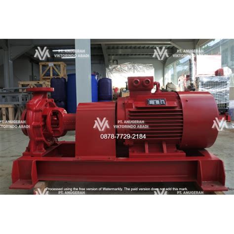 Jual Hydrant Fire Fighting Pump Electrical Motor With Control Panel Ebara Pompa Hydrant Kota