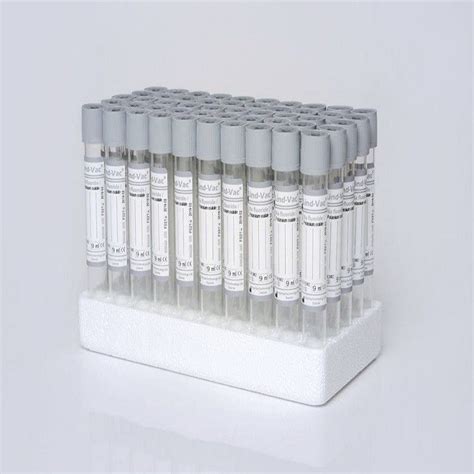 Chemical Test Vacuum Blood Glucose Collection Tube 1ml 10ml