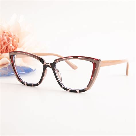 Keynes Cat Eye Leopard Glasses