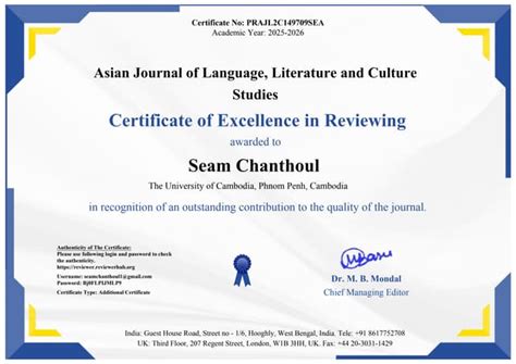 Certificate113787pdf As A Reviewer With The Scholar Pdf