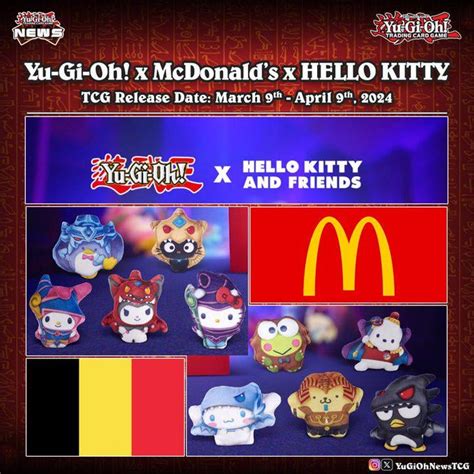 Yugioh X Mcdonalds X Hello Kitty Collab Belgium R Yugioh