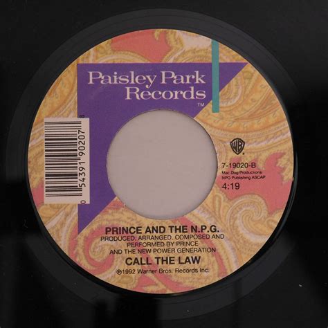 Prince And The Npg Money Dont Matter 2 Night Usオリジナル7” Anchorrecord