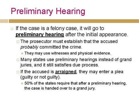 Unit 2 B The Criminal Justice Process Steps