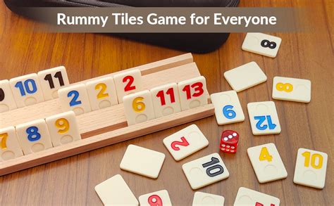 Uvcany Rummy Cube 6 Player Edition With 6 Wooden Racks