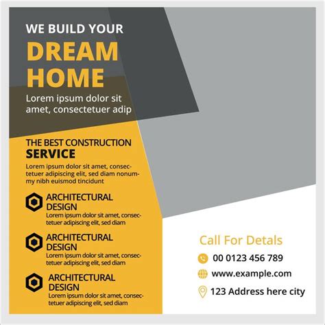 Architect Flyer Vector Art Icons And Graphics For Free Download